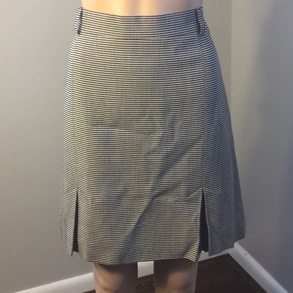 apriori | Skirts | Apriori Pleated Bw Woolblend Lined Mini Skirt | Poshmark